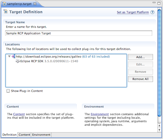 Creating An Eclipse Rcp Target Platform Modular Mind