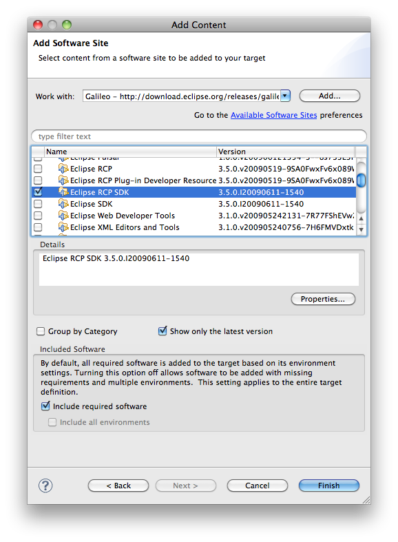 Creating An Eclipse Rcp Target Platform Modular Mind