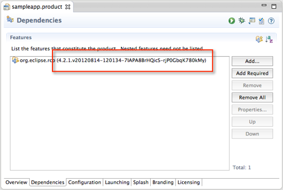 Rcp Best Practices Remove Versions From Product Dependencies Modular Mind